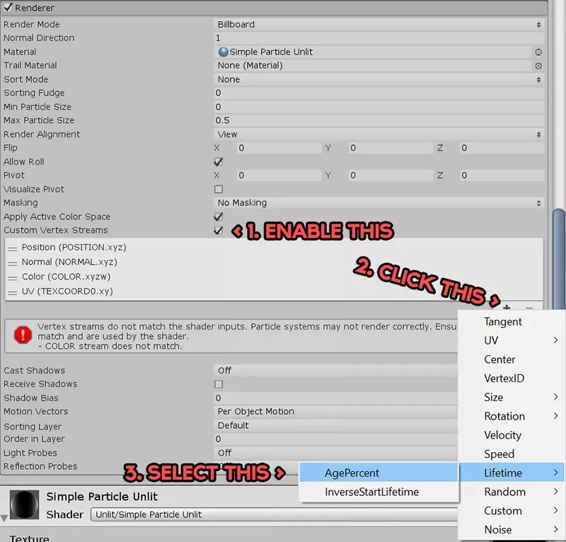 Unity自定义粒子顶点流 | 电子创新网 Imgtec 社区