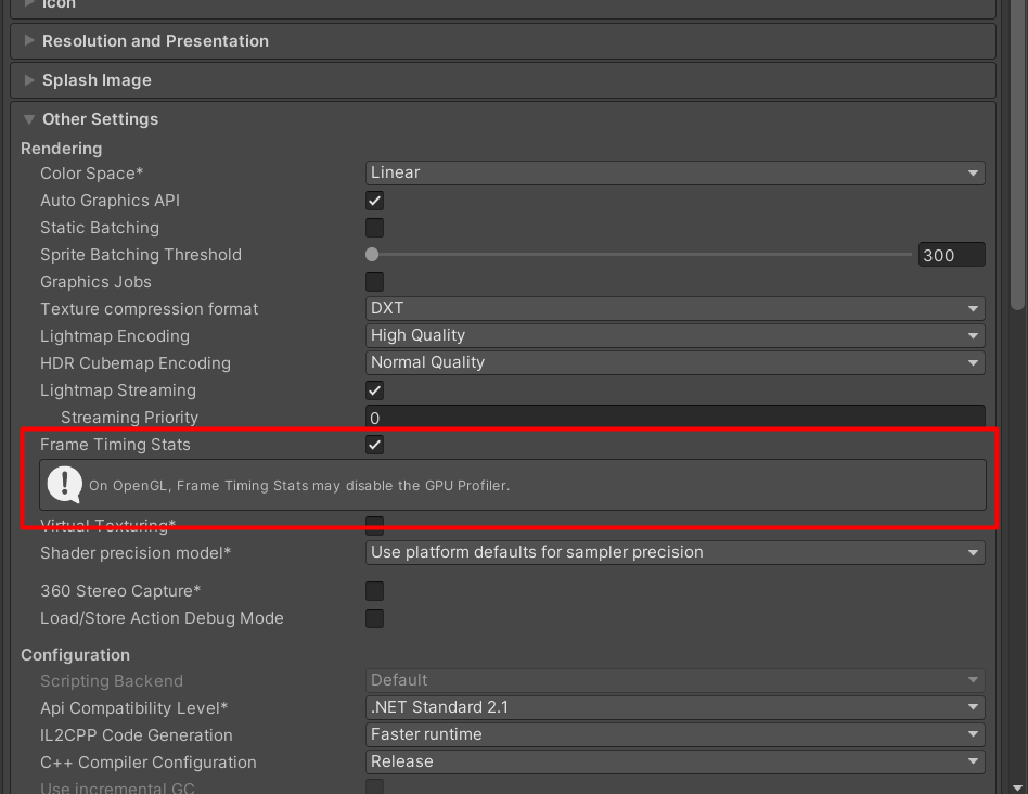 用Unity Frame Timing Manager检测性能瓶颈 | 电子创新网 Imgtec 社区